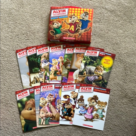 Scholastic | Toys | 22 Alvin And The Chipmunks Sight Words 12 Book ...